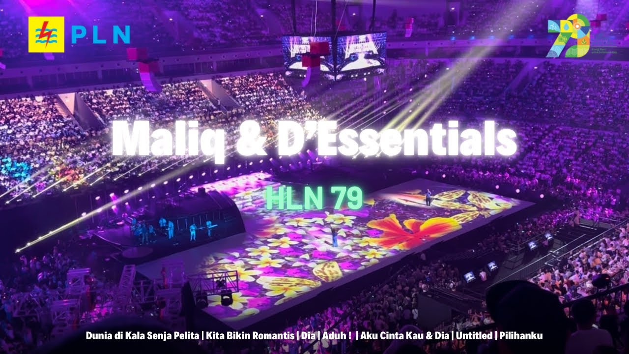 Maliq & D’Essential Special Performance at HLN 79 From PT PLN Persero ...