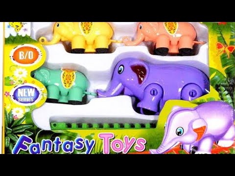 Funny Battery Operated Elephant Train Track train 🚂#toys #trending # ...