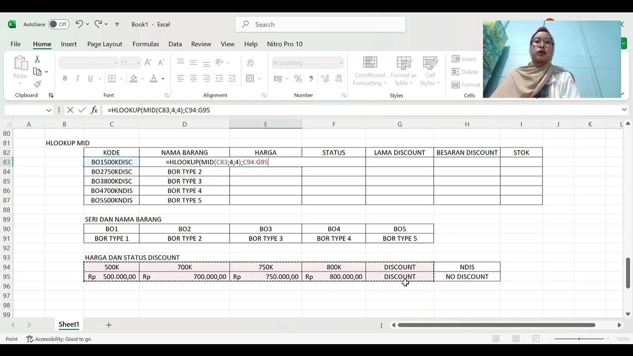 TUGAS 5 VLOOKUP DAN HLOOKUP MICROSOFT EXCEL - YouTube