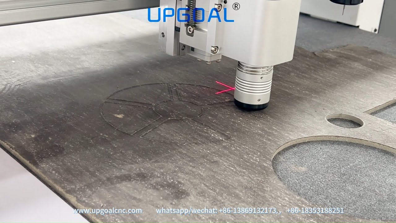5mm Asbestos Gasket CNC Knife Cutting Machine - YouTube