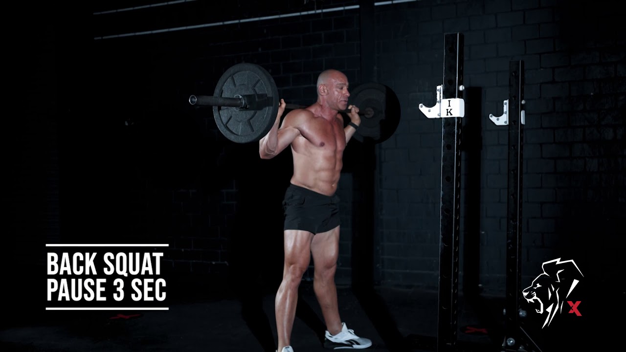 3 Second Pause Back Squat - YouTube