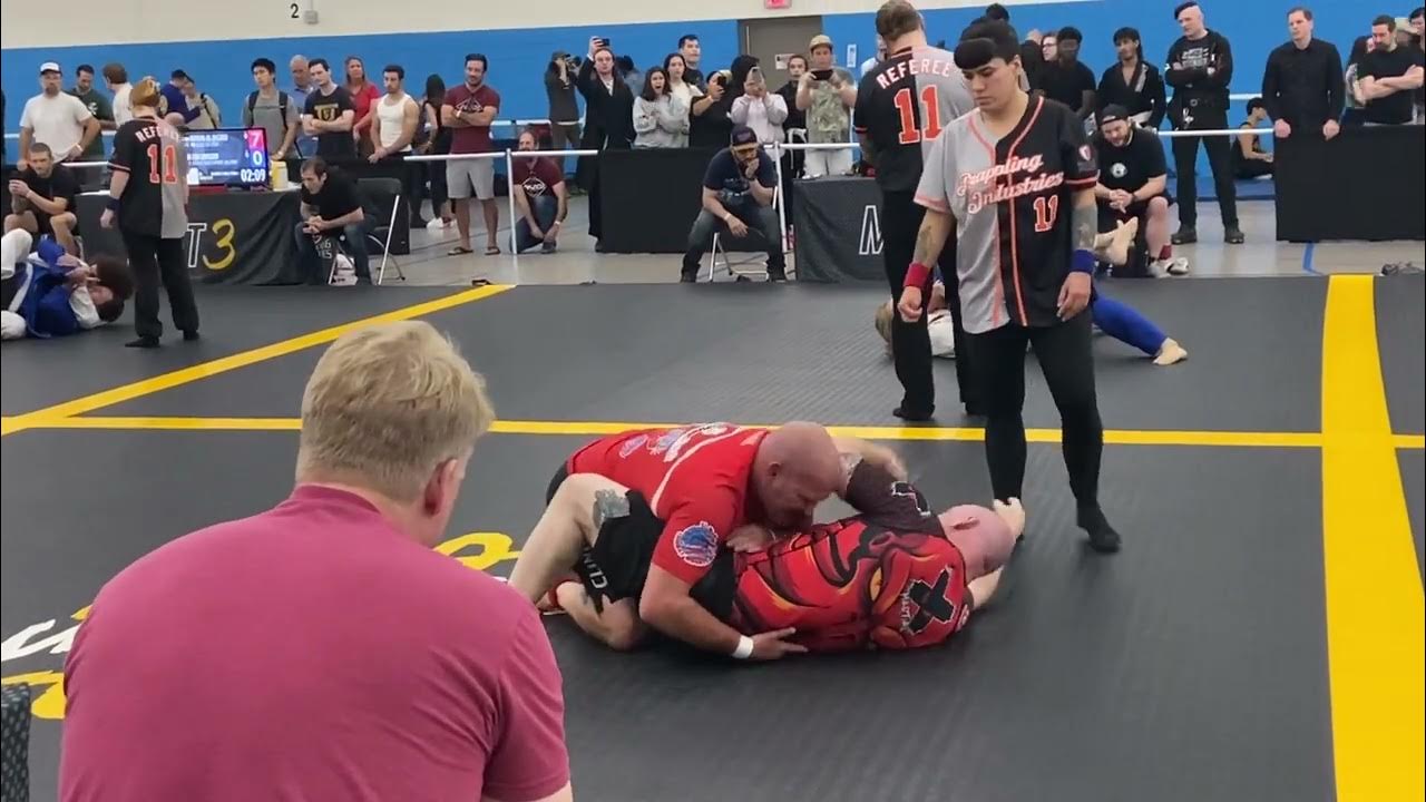 Grappling Industries, Minnesota, No Gi, Blue Belt, 215+, 30+, Match 2 - YouTube