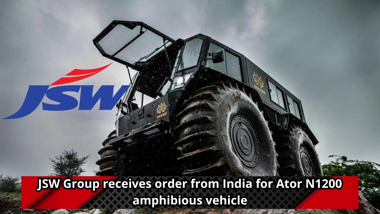 JSW Group receives order from India for Ator N1200 amphibious vehicle ...