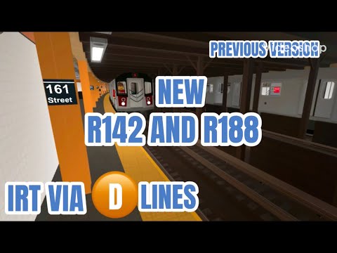 ROBLOX | IRT VIA D LINE ~ R142 & R188 (PREVIOUS VERSION)!!!!!!!! - YouTube