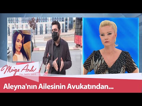 Aleyna'nın ailesinin avukatından çarpıcı açıklamalar! - Müge Anlı İle Tatlı Sert 23 Eylül 2020