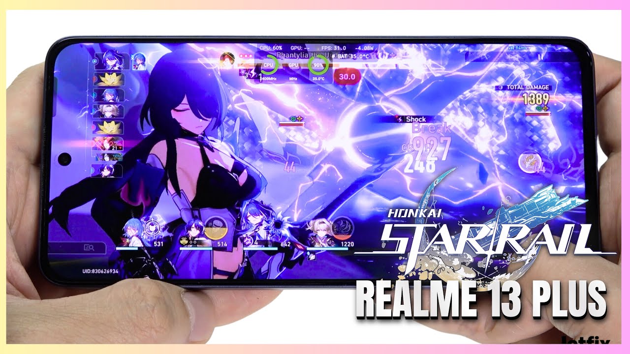 Realme 13 Plus Honkai Star Rail Gaming test | Dimensity 7300, 120Hz ...