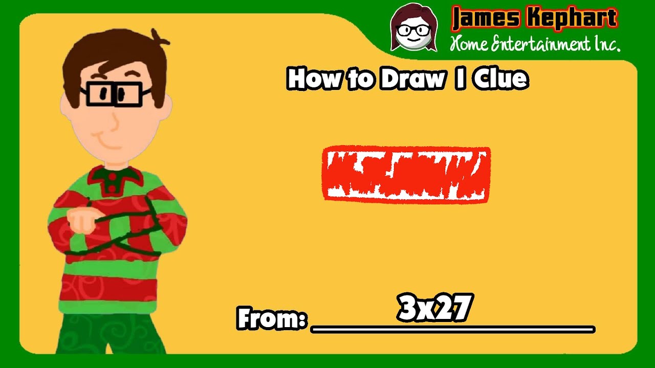 James' One Clue Series - How to Draw a Red Stripe (from 3x27) - YouTube