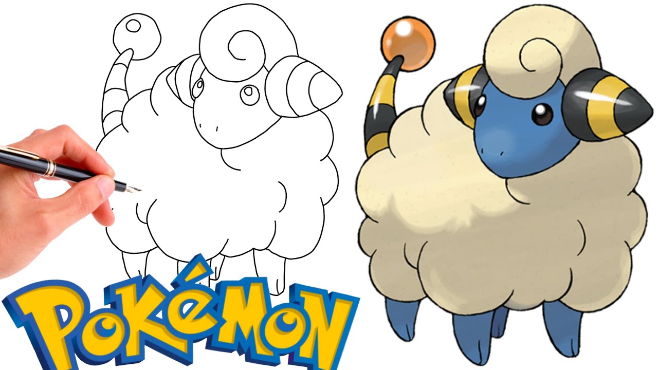 How To Draw MAREEP POKEMON #179 | Generation 2 - YouTube