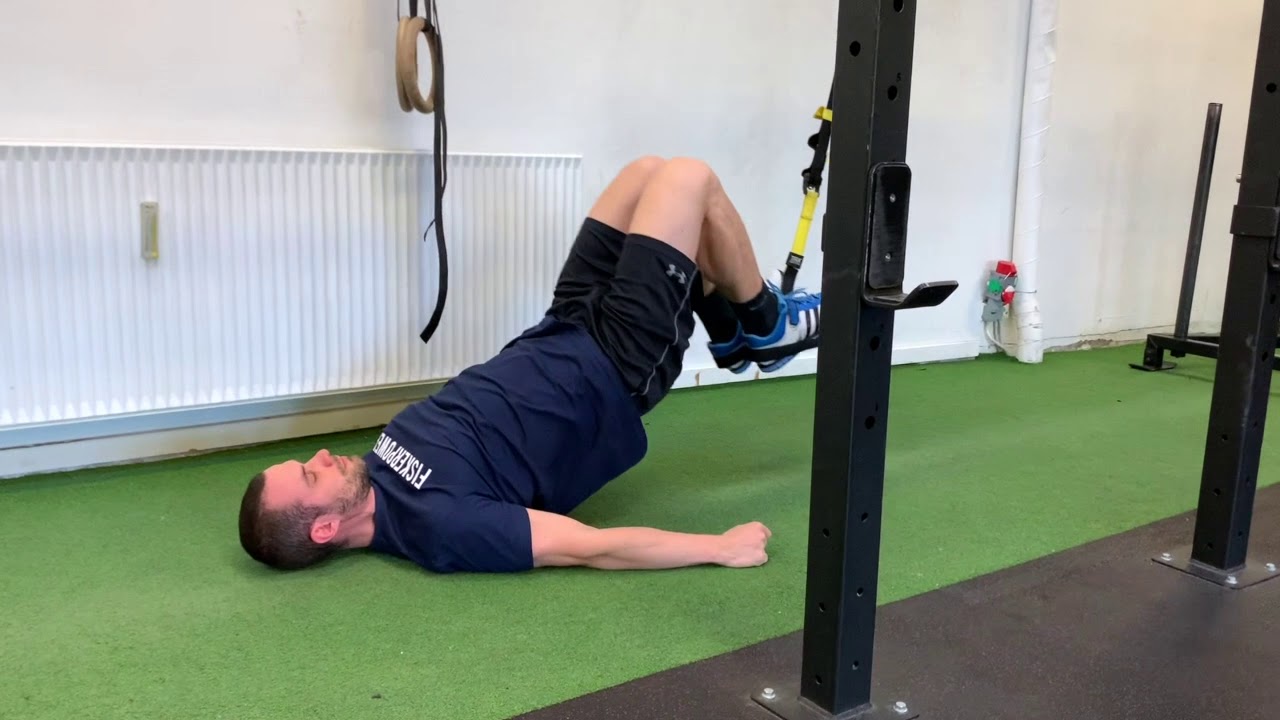 TRX leg curls - YouTube
