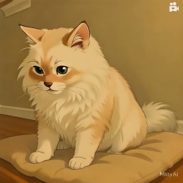The Fire Spirit Cat – A Ghibli Tale of Whiskers and Wonder #GhibliCat # ...