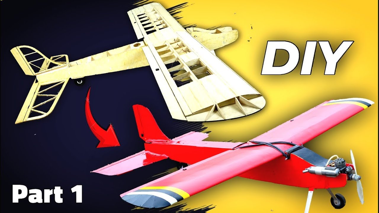 Homemade wooden rc plane part1 ! घर पर बनायें लकड़ी का आरसी प्लेन ...