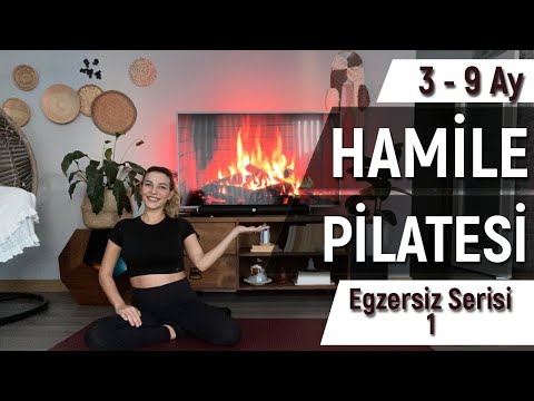 Hamile pilatesi 1 | 3-9 Ay uygulayabileceğiniz Sırt, bel, kalça ağrılarına birebir Egzersiz Serisi