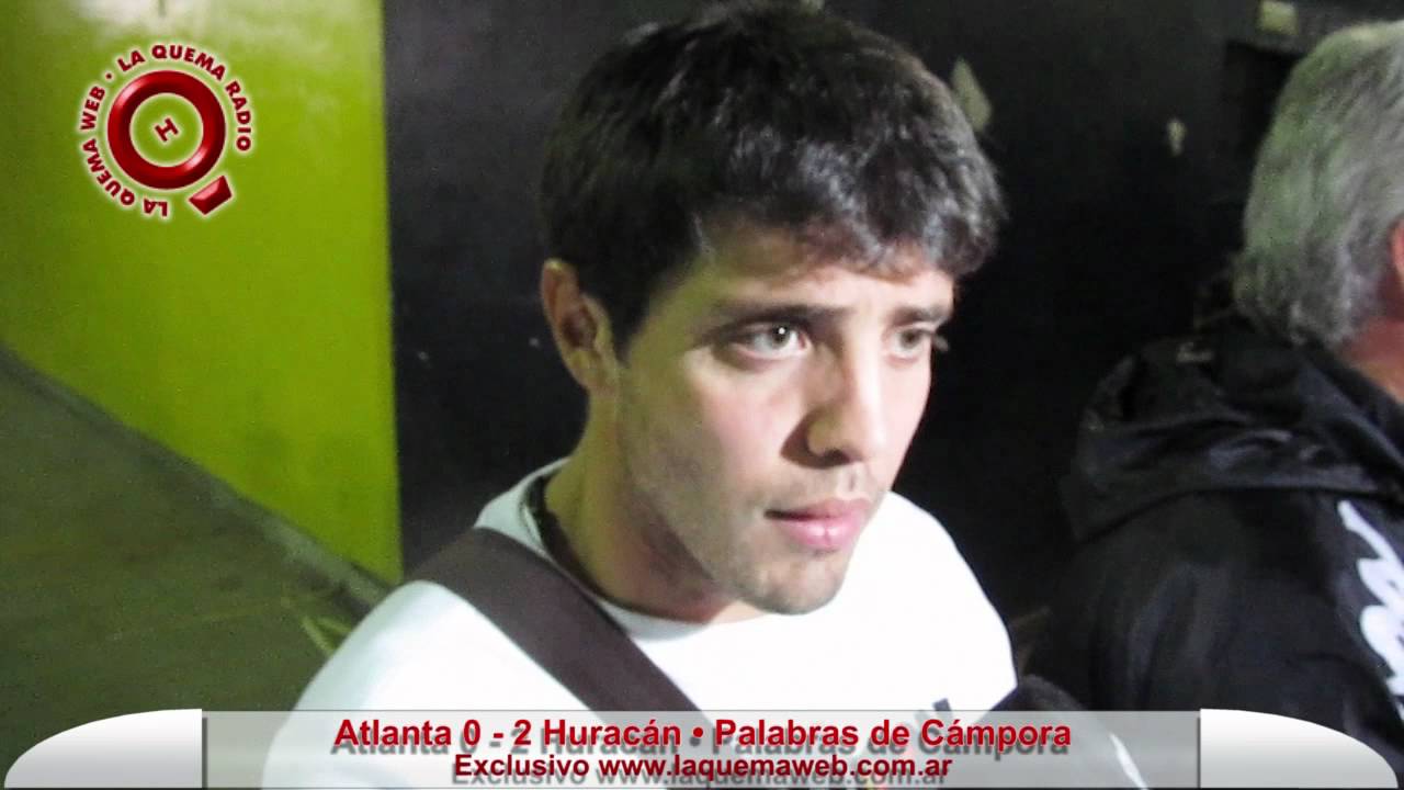 Atlanta 0 - 2 Huracan - Javier Campora tras el partido - www.laquemaweb ...