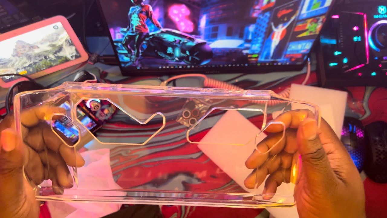 Unboxing Rog Ally Clear Case Screen Protector & Thumbsticks - YouTube