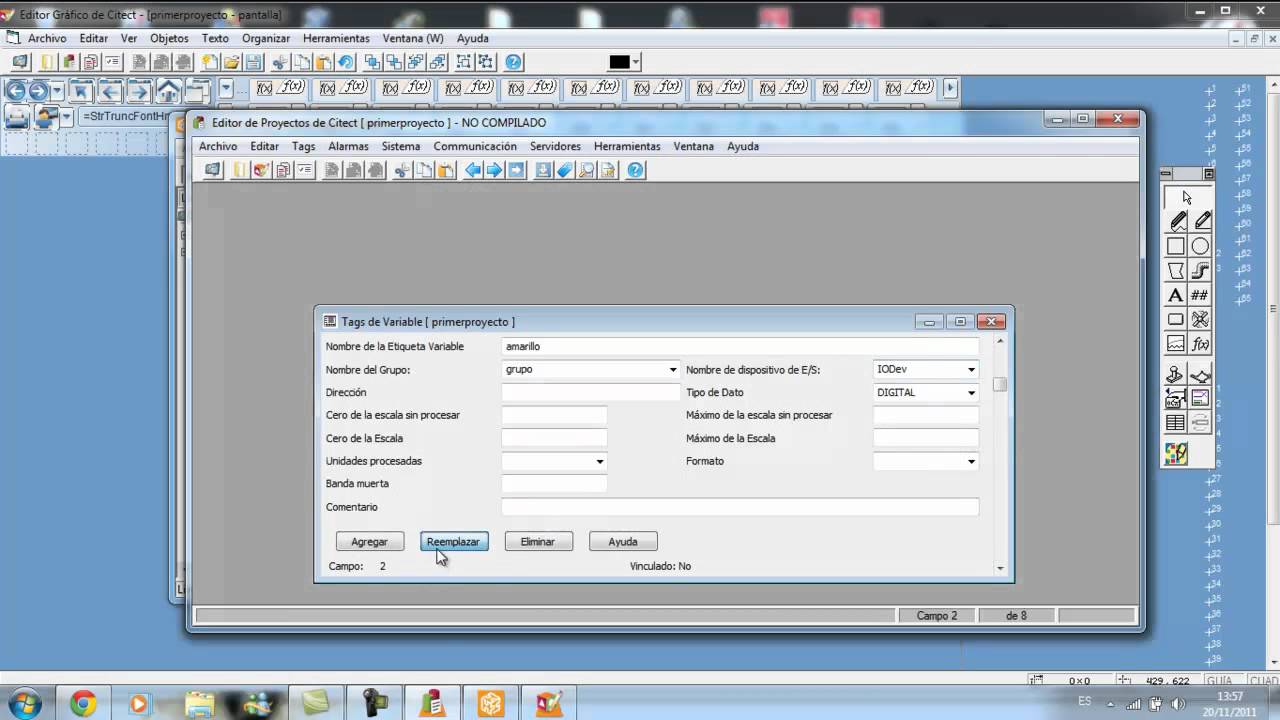 tutorial de vijeo citect - YouTube