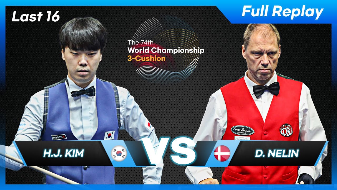Last 16 - Haeng Jik KIM vs Dion NELIN (74th World Championship 3 ...