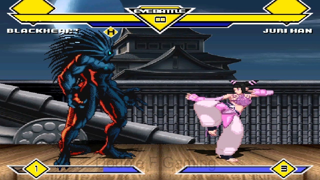 [Street Fighter Mugen] Black Heart (Hard Mode) - YouTube