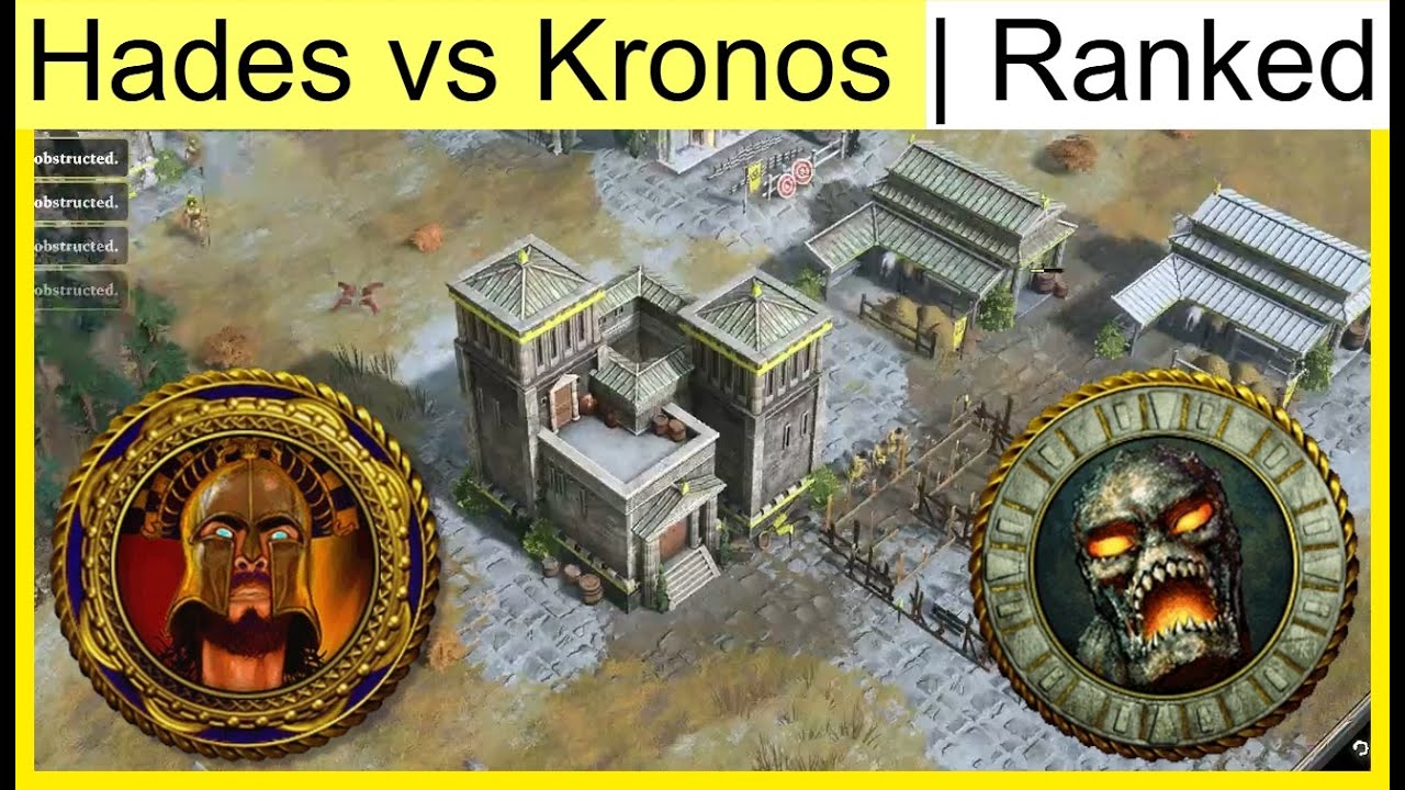 Hades vs Kronos | 1v1 Ranked | Age of Mythology - YouTube