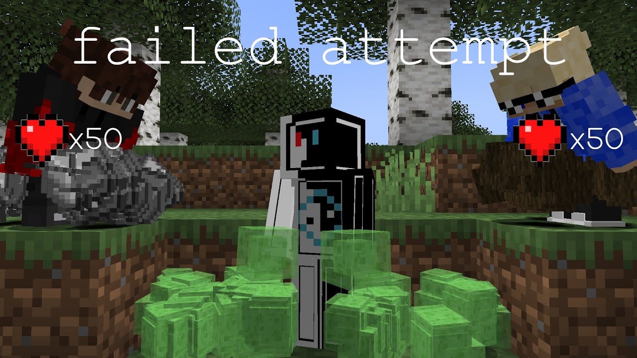 Minecraft RIC VS 2 BUFF Hunters (again) | FAILED ATTEMPT - YouTube