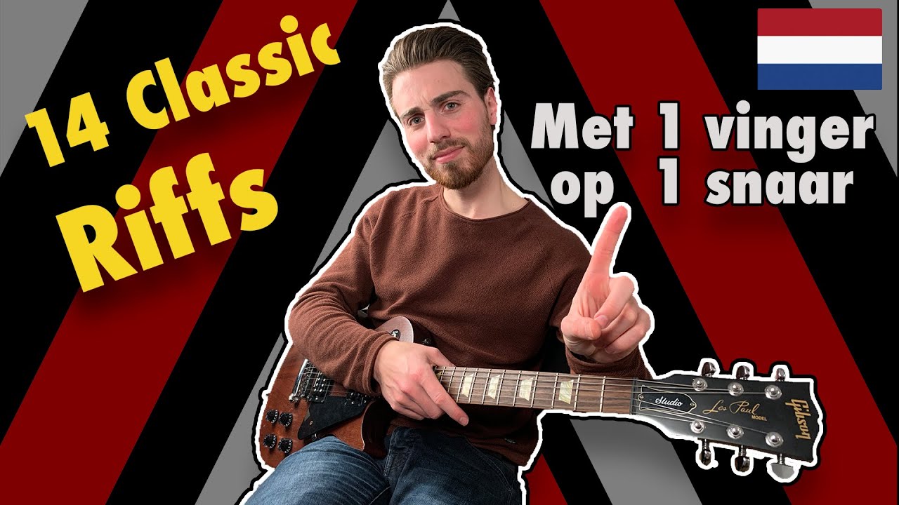 Makkelijke Gitaar Riffs voor beginners - 14 gitaarliedjes op 1 snaar ...