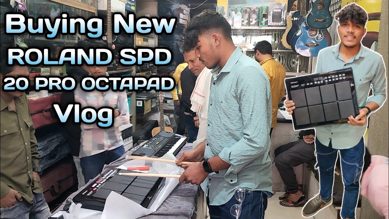 Finally my dream instrument ROLAND SPD 20 PRO OCTAPAD in my hand 🤩# ...