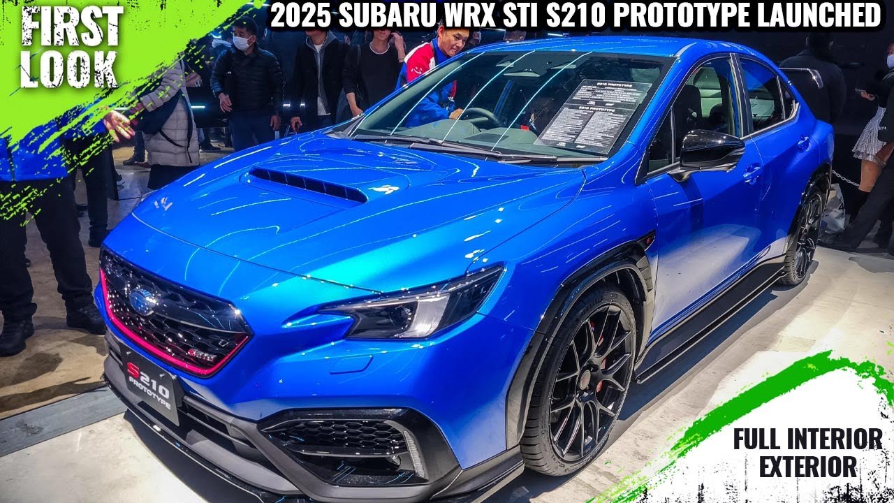 2025 Subaru WRX STI S210 Prototype Showcased At Tokyo Auto Salon 2025 ...