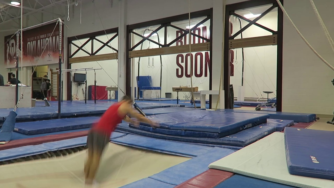 FIRST trampoline Stick Contest Since Olympics - YouTube