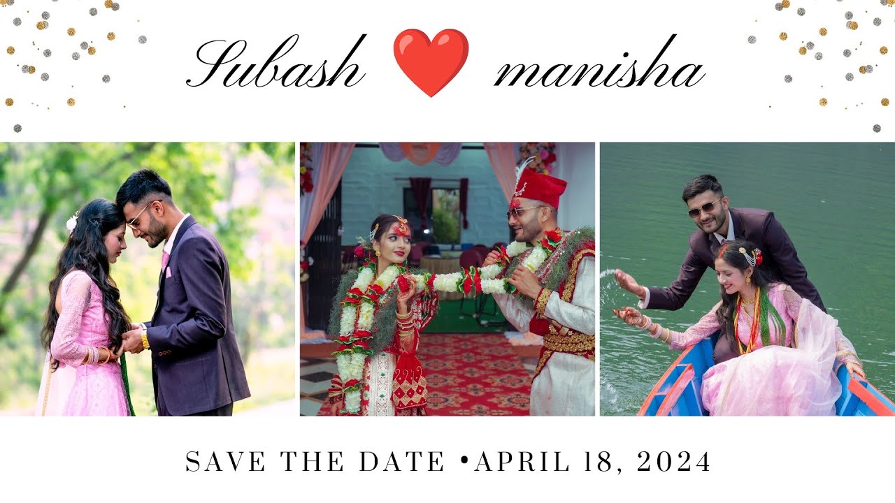 SUBASH WEDS MANISHA ️2081-01-06 - YouTube