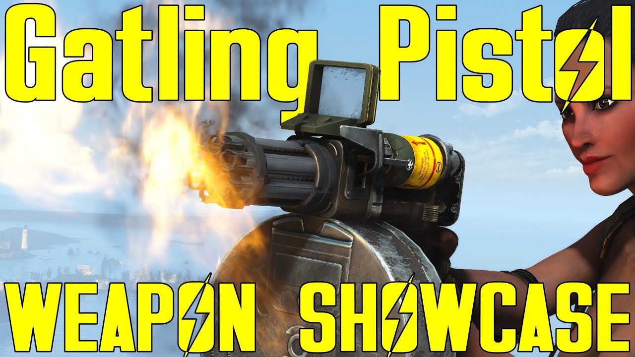 Fallout 4: Gatling Pistol & T6M's Pipe-Bombs - Weapon Mods Showcase ...