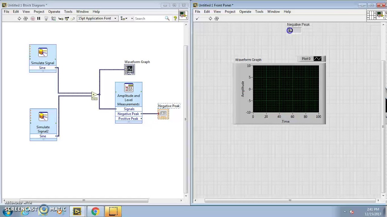 Generation Of Common WaveForm Using Labview - YouTube