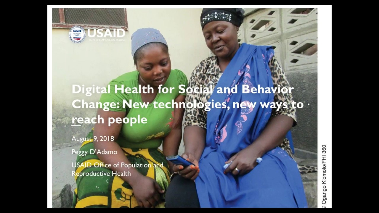 Digital Health for Social and Behavior Change: New technologies, new ...