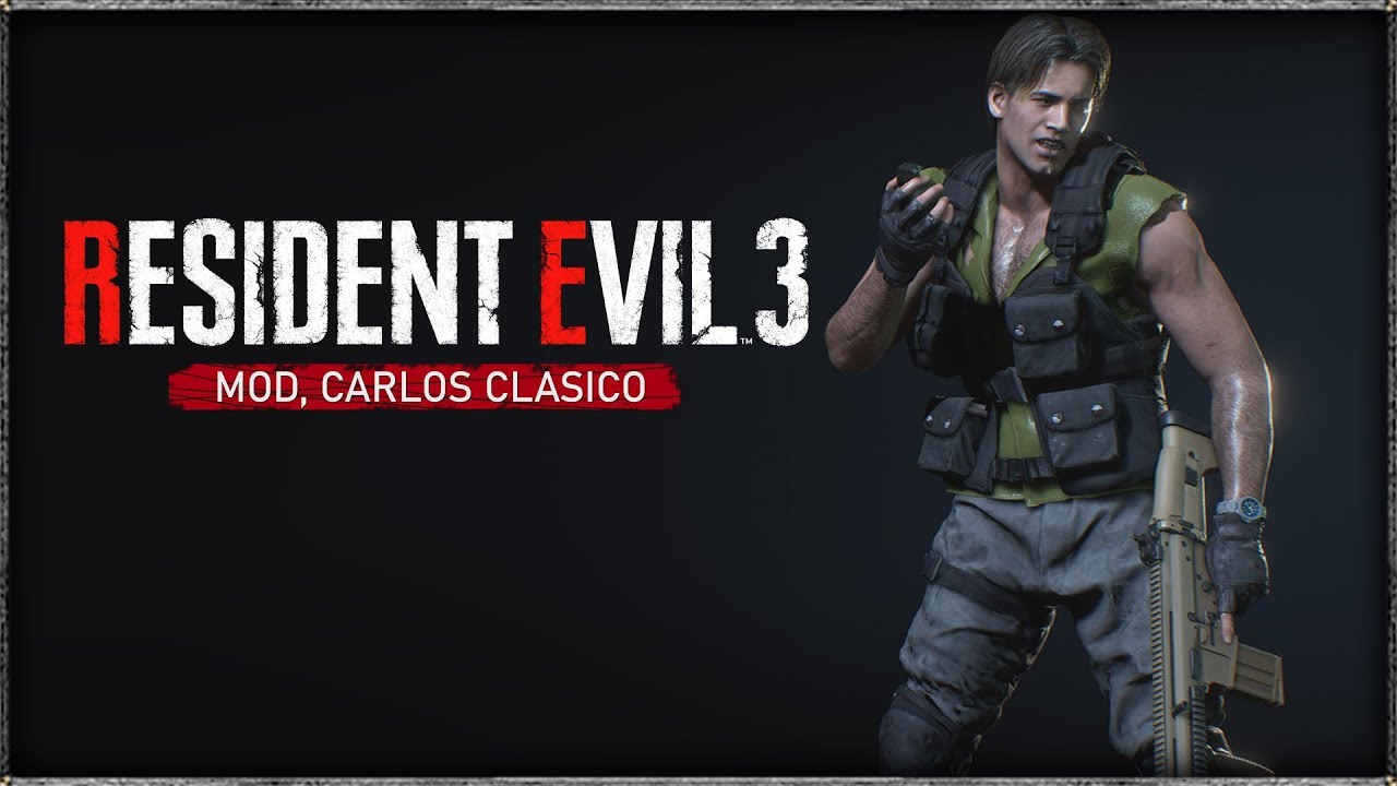 RESIDENT EVIL 3 REMAKE // MOD Traje clasico de Carlos // Link de ...