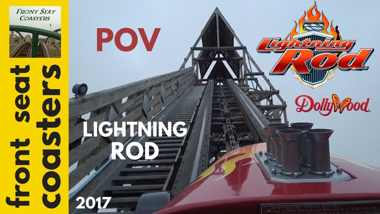 Lightning Rod POV HD On-Ride Dollywood RMC Roller Coaster Front Seat ...