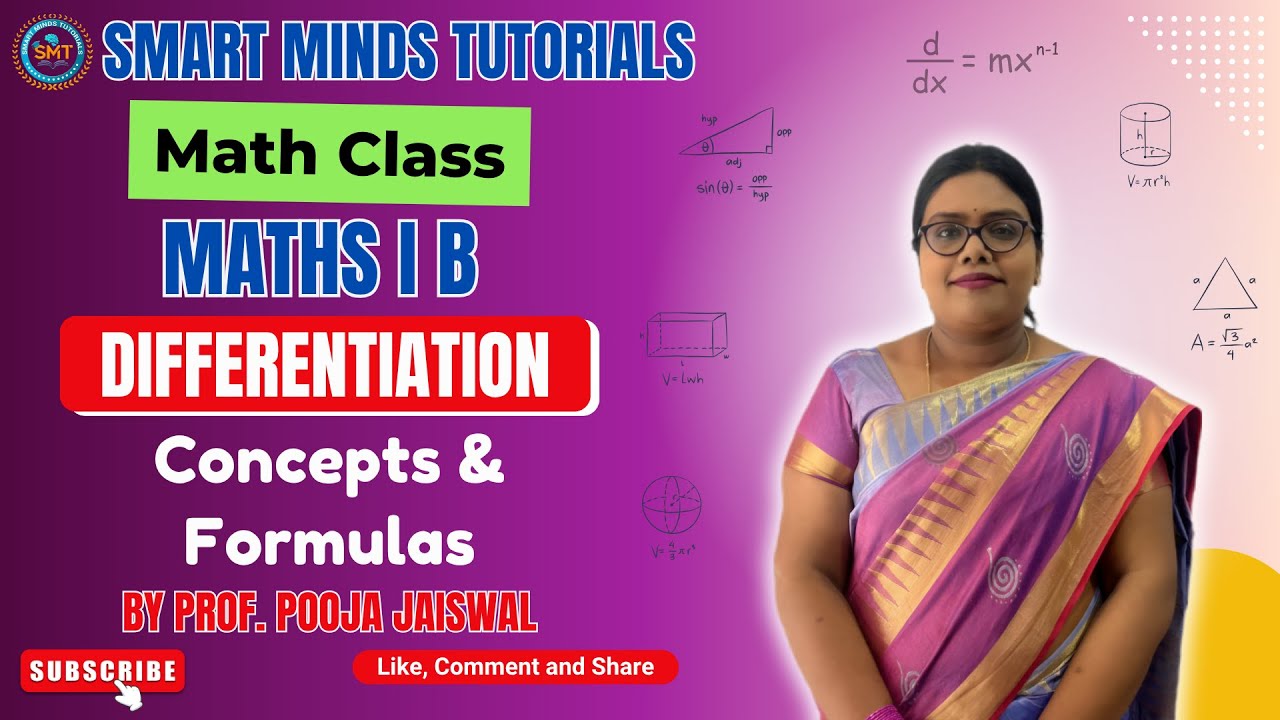 Differentiation Concepts & Formulas | Inter 1st Year Maths | Important ...