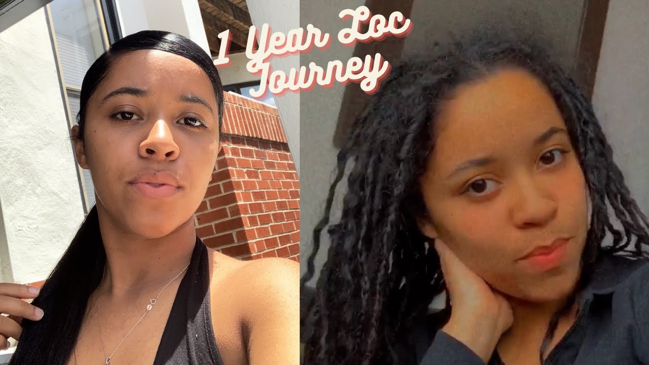 1 YEAR Loc Journey Visual | Pictures + Video Dump | Starter Locs | Coil ...