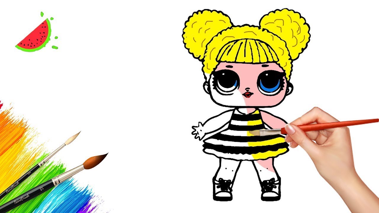 Cute Bride and Groom drawing for kids| painting and colouring for kids ...