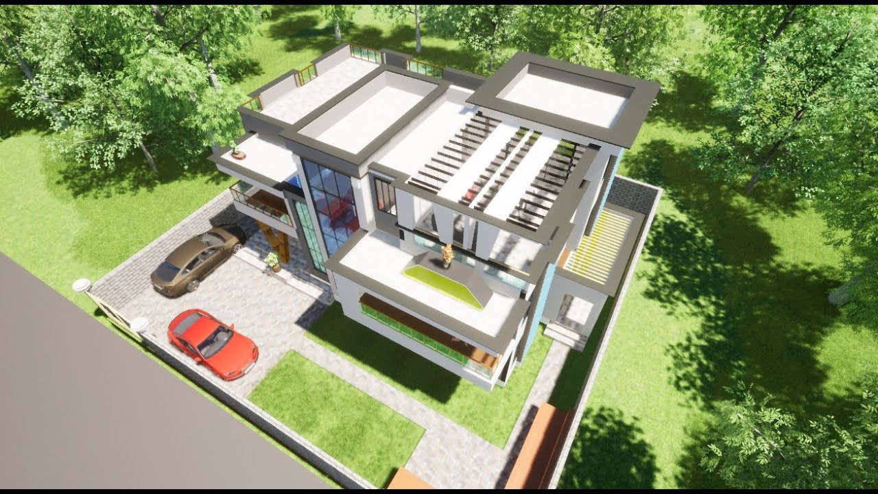 Best Practice of Decorating the Roof Top of a Slab Roof in a Modern ...