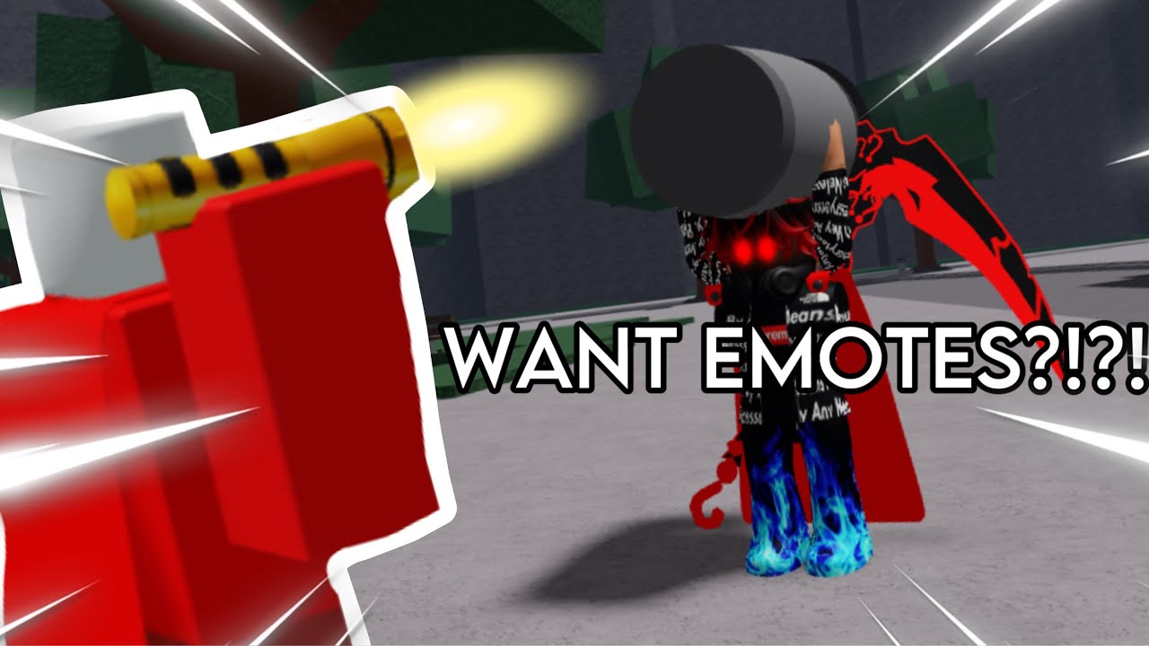 Giving people emotes in Roblox! (TSBG) - YouTube