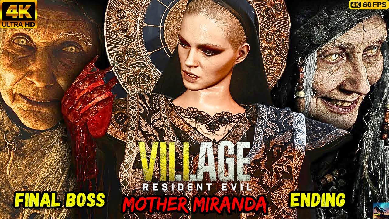 RESIDENT EVIL 8 VILLAGE - Mother Miranda Final Boss Fight & Ending ...
