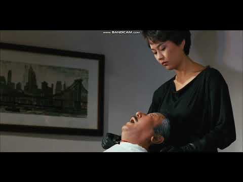 woman leather gloves cut throat movie she cat 1983