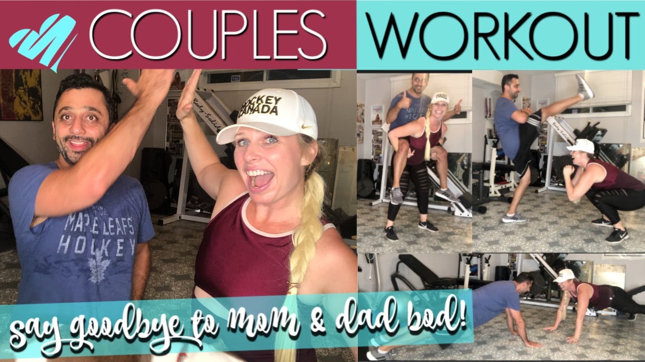 COUPLES WORKOUT - say goodbye to mom & dad bod! - YouTube