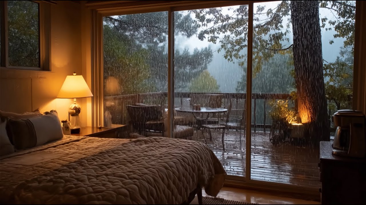 Peaceful Rain Sounds 🌧️ Relaxing Rainfall for Deep Sleep, Focus, Study ...