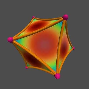 Hyperbolic icosahedron (Python) - YouTube