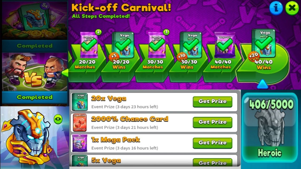 Head Ball 2 | Kick-off Carnival & Point fiesta rewards | Mega Pack ...