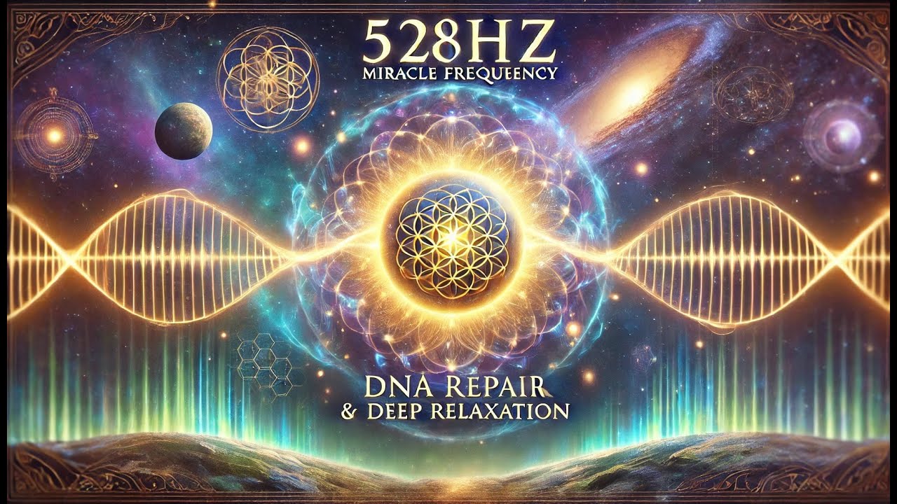 528Hz Healing Frequency | 12-Minute DNA Repair & Meditation Music - YouTube
