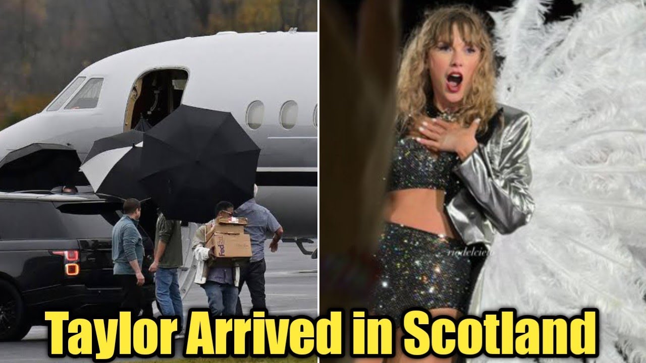 Without Travis Kelce Taylor Swift LANDED in Scotland after Finishing ...