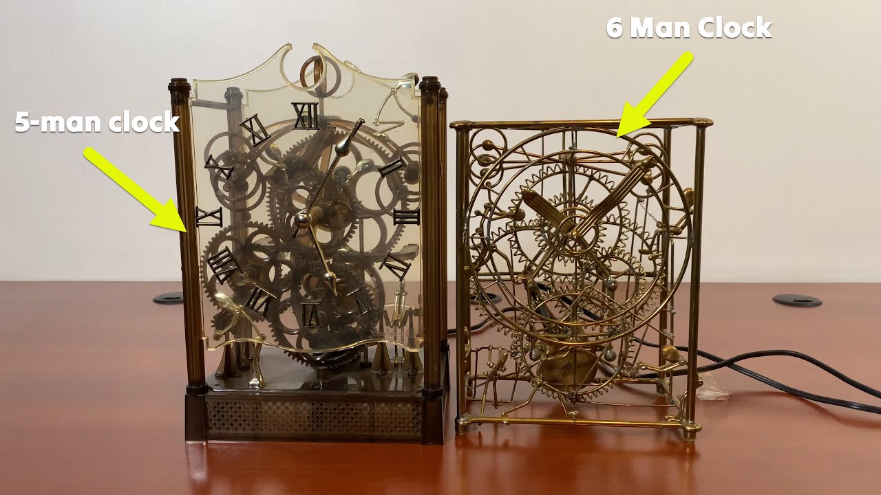 Gordon Bradt Six Man Clock vs. Arrow Five Man Master Motion Clock ⭐ ...