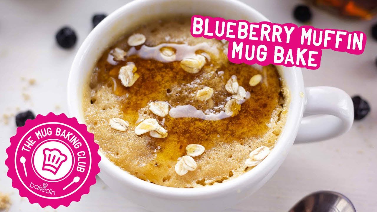 Blueberry Muffin Mug Bake - Bakedin's January 2020 Mug Baking Club ...