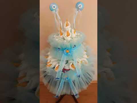 Bez pastası #bebekhediyesi #bezpastası #keşfet #baby #babyshower #hediyelerim #babyshorts