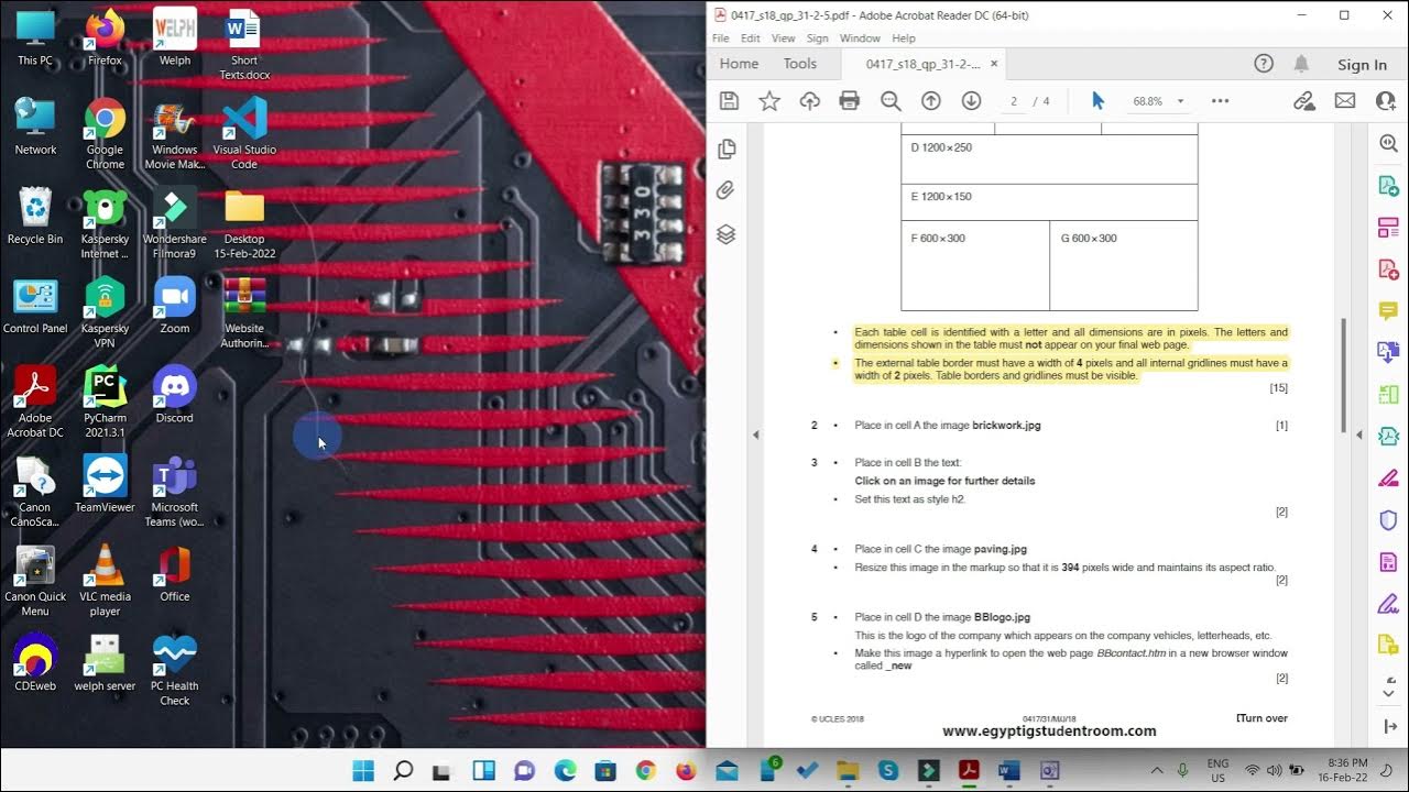 Task 2 Website Authoring Chapter-21 IGCSE ICT-0417 - YouTube